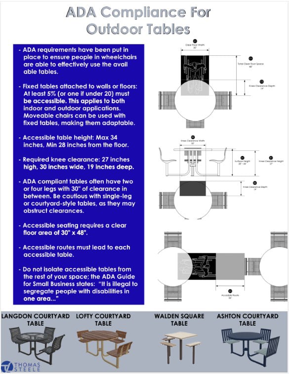 Thomas Steele ADA Compliance Brochure